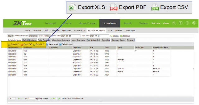 ZK BioTime 8.0 Cloud-Based Time & Attendance Software - Idency